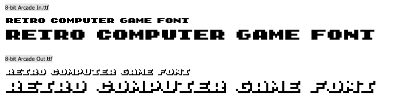 15 Awesome Retro Computer Game Fonts - Game Gunk