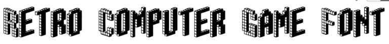 15 Awesome Retro Computer Game Fonts - Game Gunk