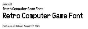 15 Awesome Retro Computer Game Fonts - Game Gunk